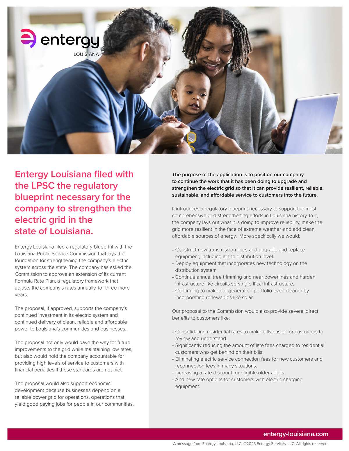 Our regulatory blueprint - Entergy Louisiana